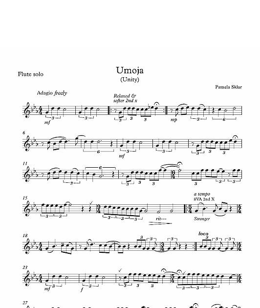 Umoja (2022) | Works | Pamela Sklar, flutist